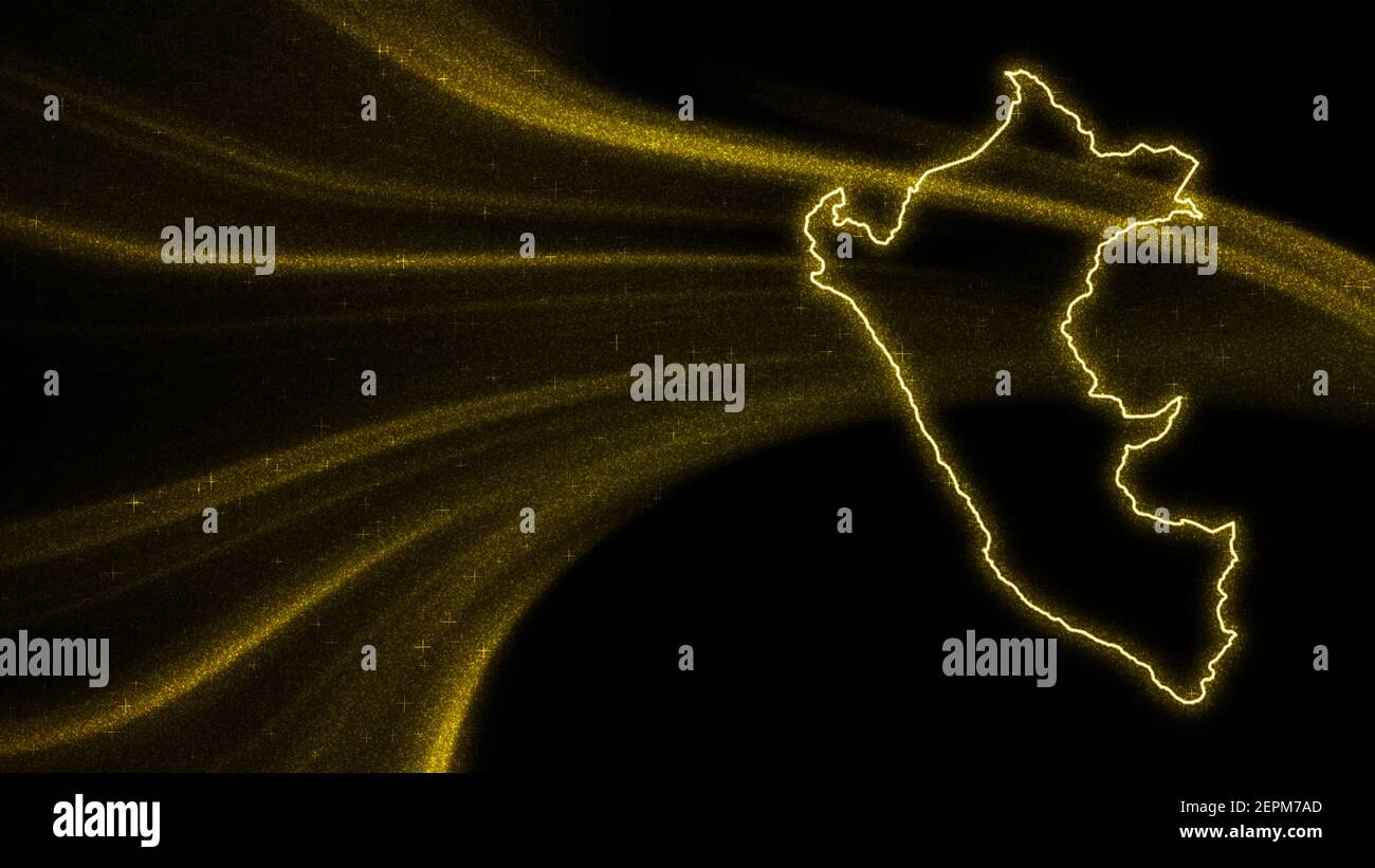 Peru gold map hi-res stock photography and images - Alamy