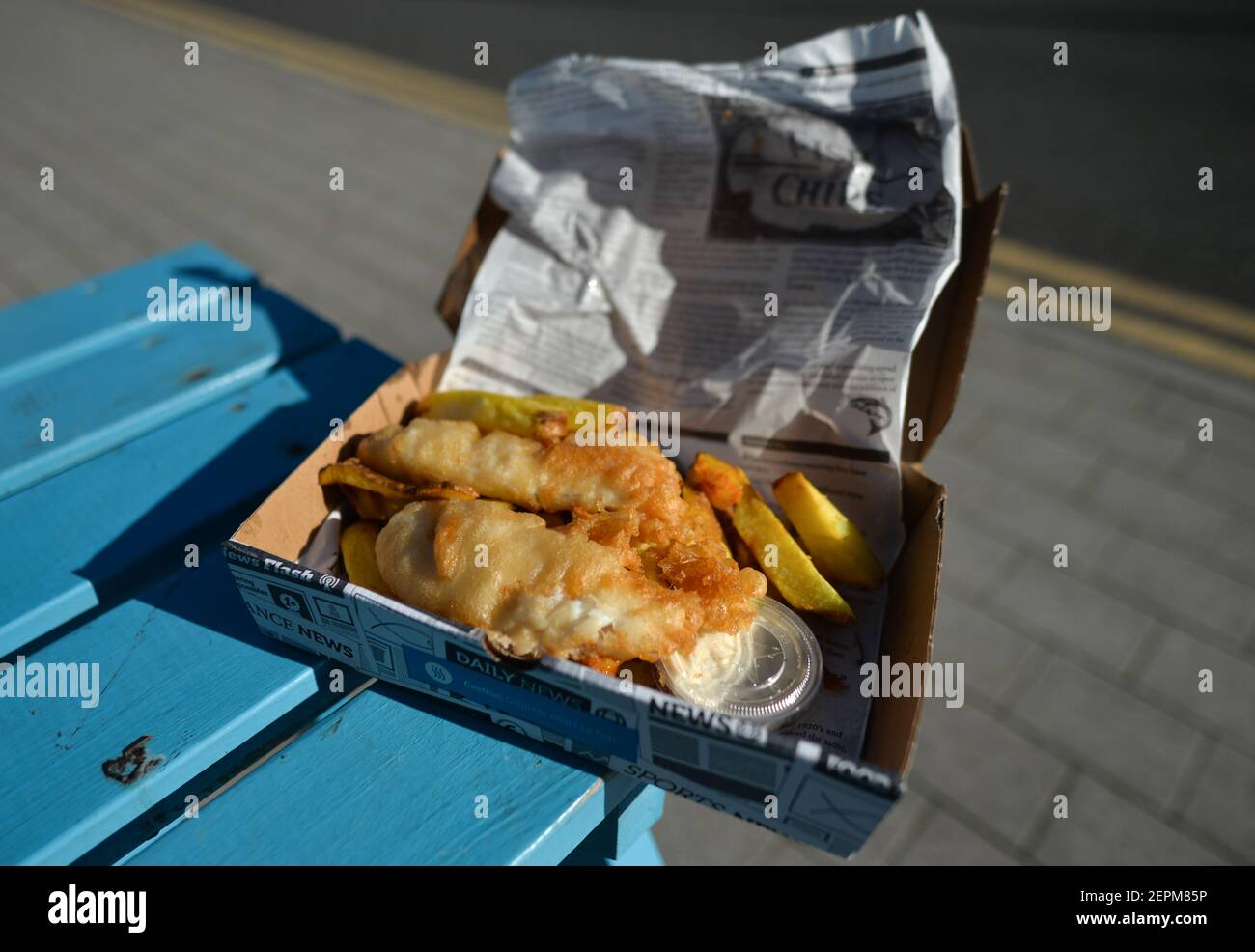 Howth dublin chips hi-res stock photography and images - Alamy