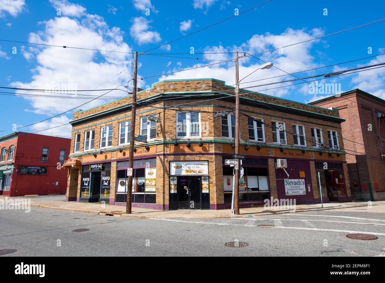Historic Building on Summer Street in downtown Pawtucket, Rhode Island ...