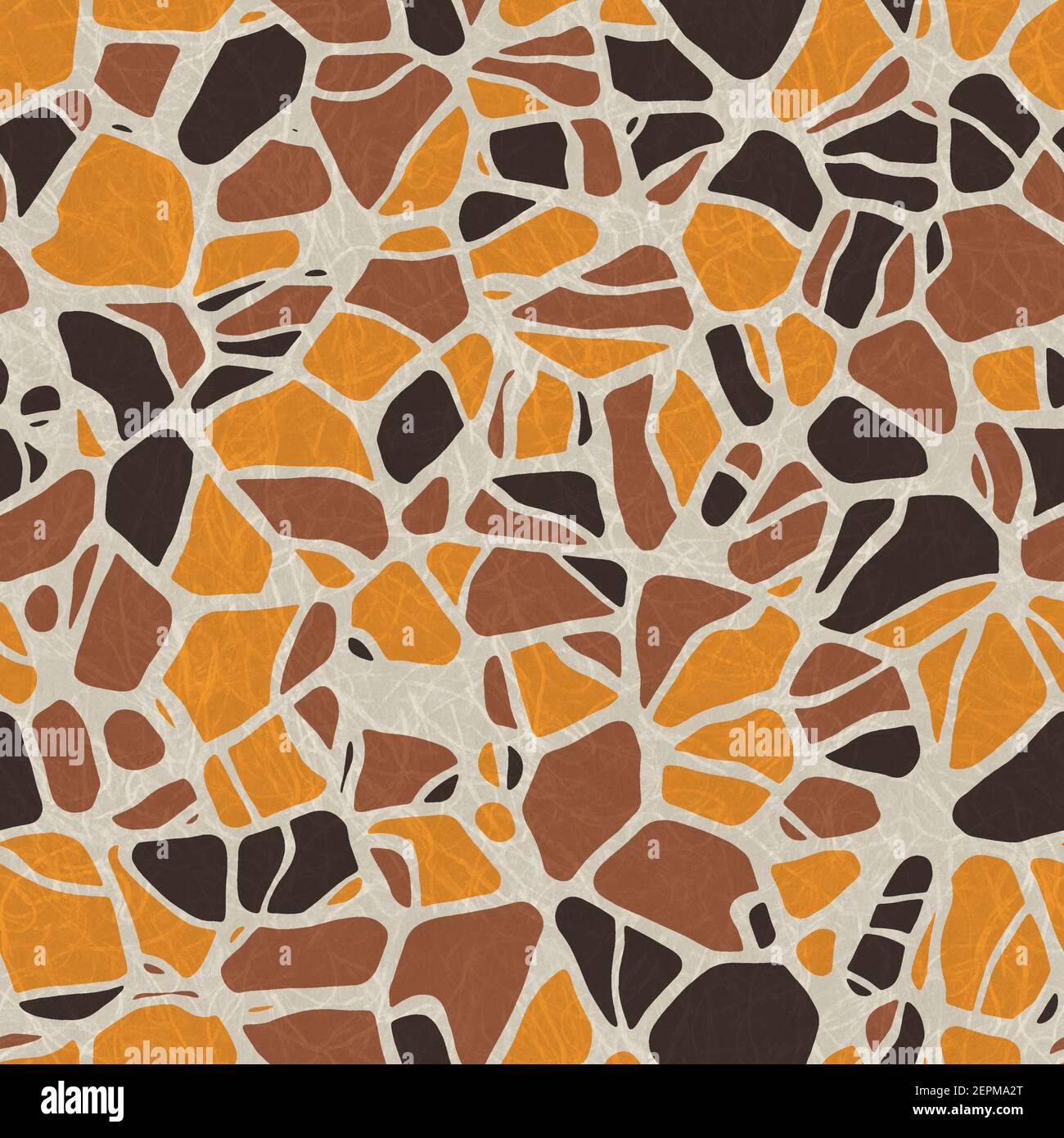 Seamless rock stone shape contour pattern print Stock Photo - Alamy