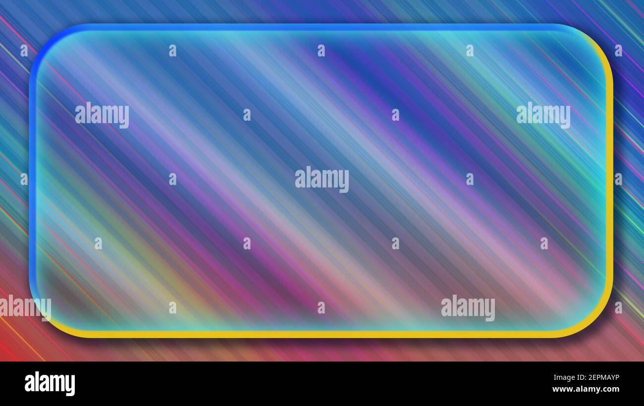 An abstract multicolored rounded rectangle text box background image ...