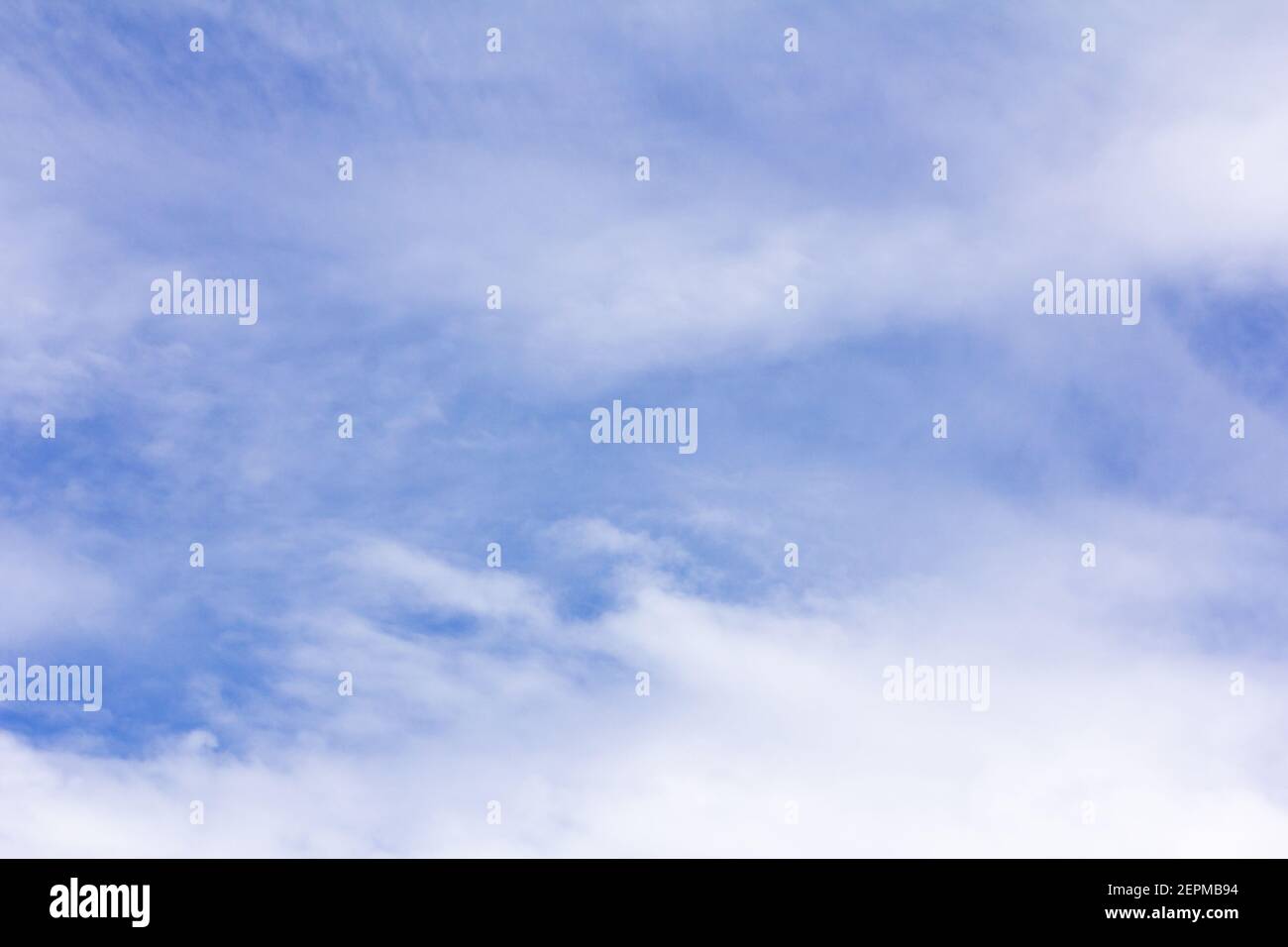 Clear blue color sky with white cloud background Stock Photo - Alamy