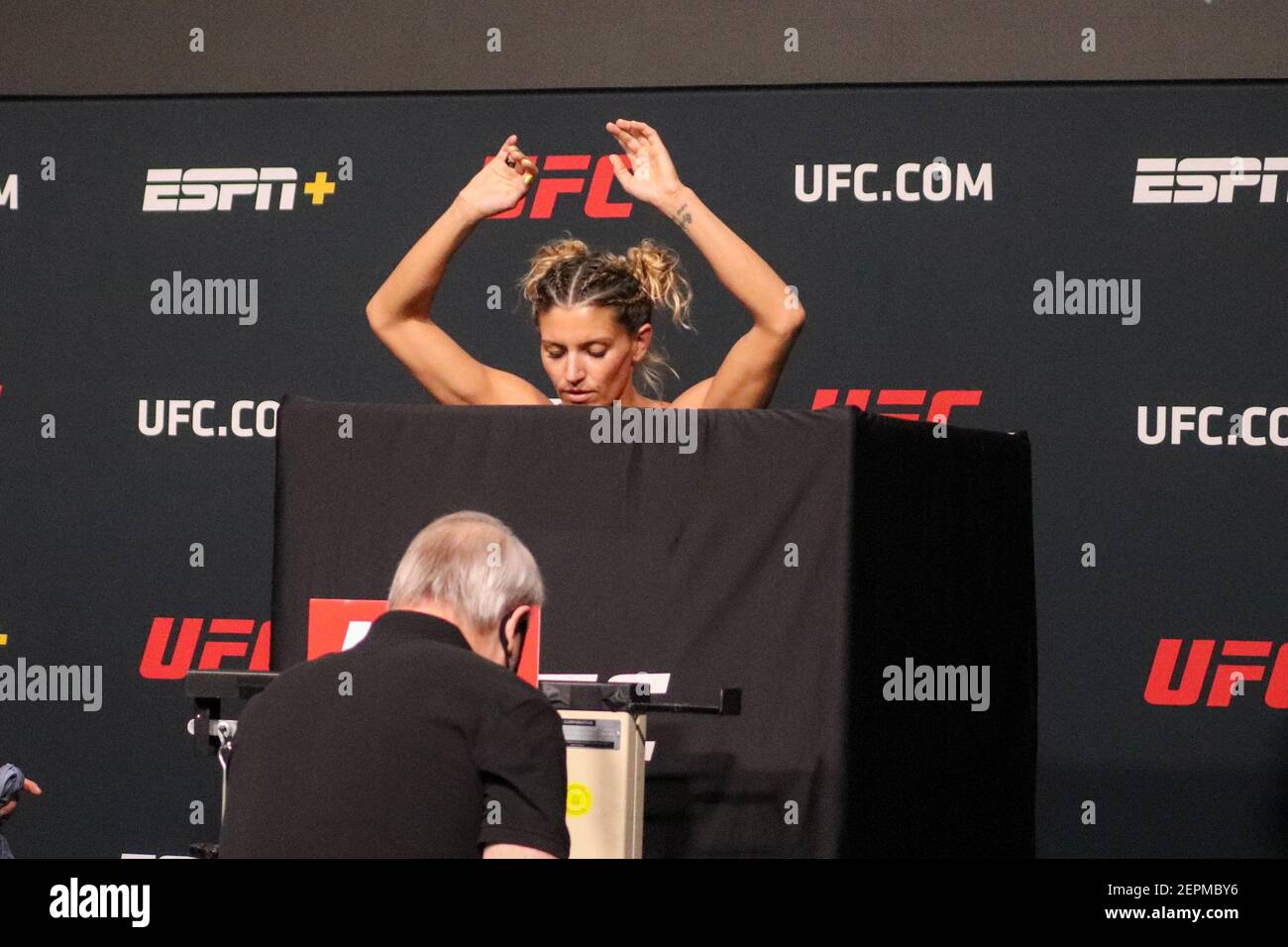 February 26, 2021: LAS VEGAS, NV - February 26: Ashley Yoder poses on ...