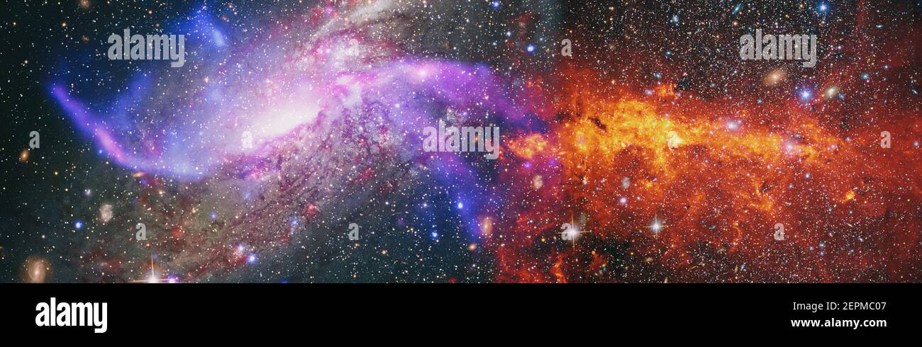 Mystical beautiful space. Unforgettable diverse space background ...