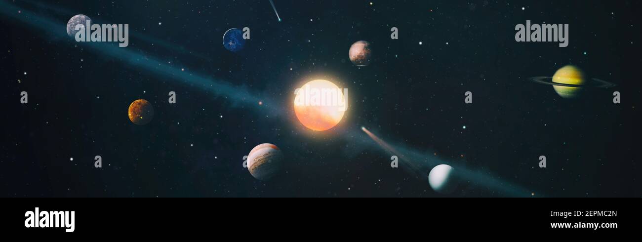 Sun, mercury, Venus, planet earth, Mars, Jupiter, Saturn, Uranus ... Sun, mercury, Venus, planet earth, Mars, Jupiter, Saturn, Uranus ...