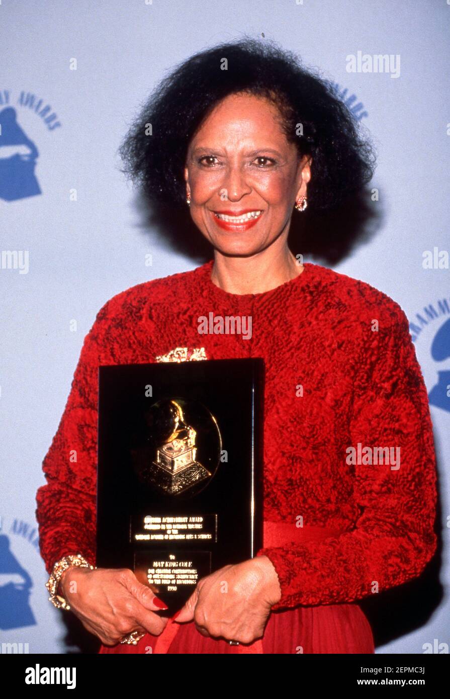 Maria Cole at the 32nd Annual Grammy Awards on February 21, 1990 Credit ...