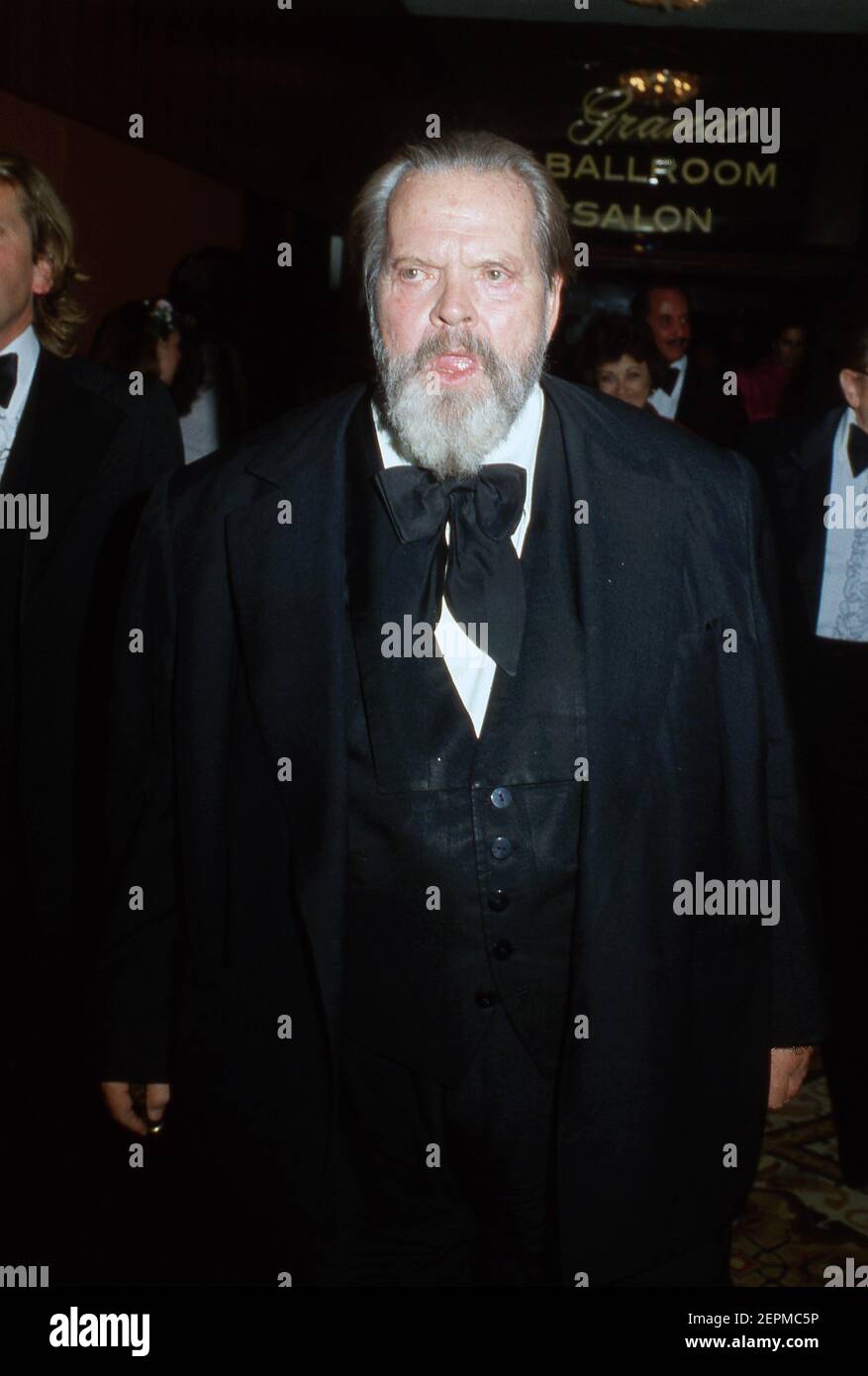 Orson Welles 1982 Credit: Ralph Dominguez/MediaPunch Stock Photo - Alamy