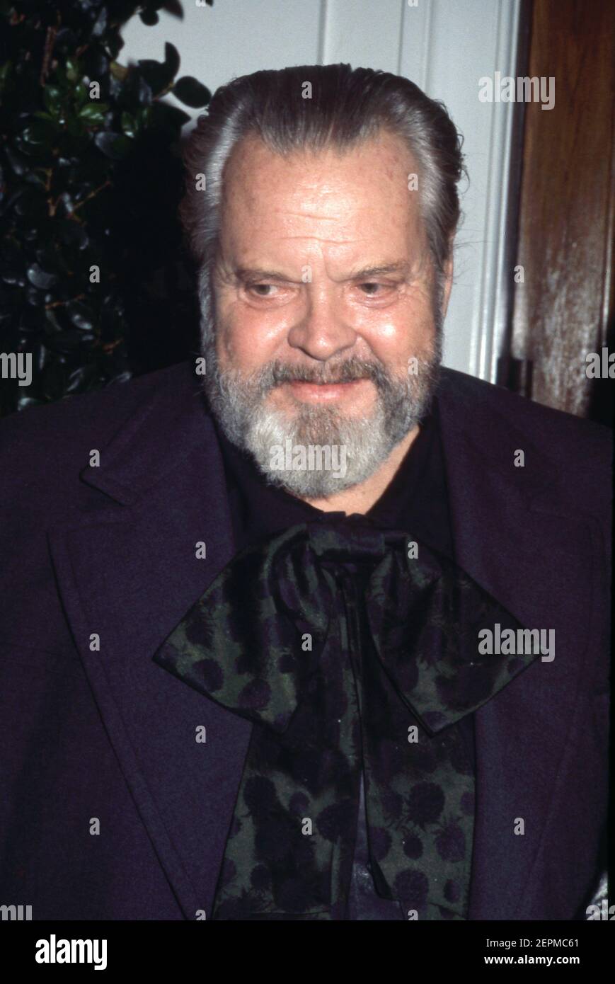 Orson Welles Circa 1982. Credit: Ralph Dominguez/MediaPunch Stock Photo ...