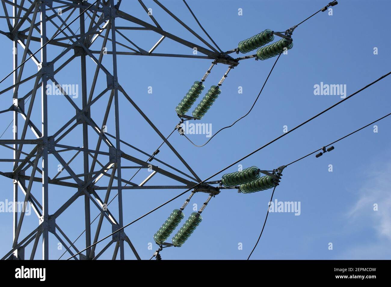 electric pylon in the center of Moscow (Russia Stock Photo - Alamy