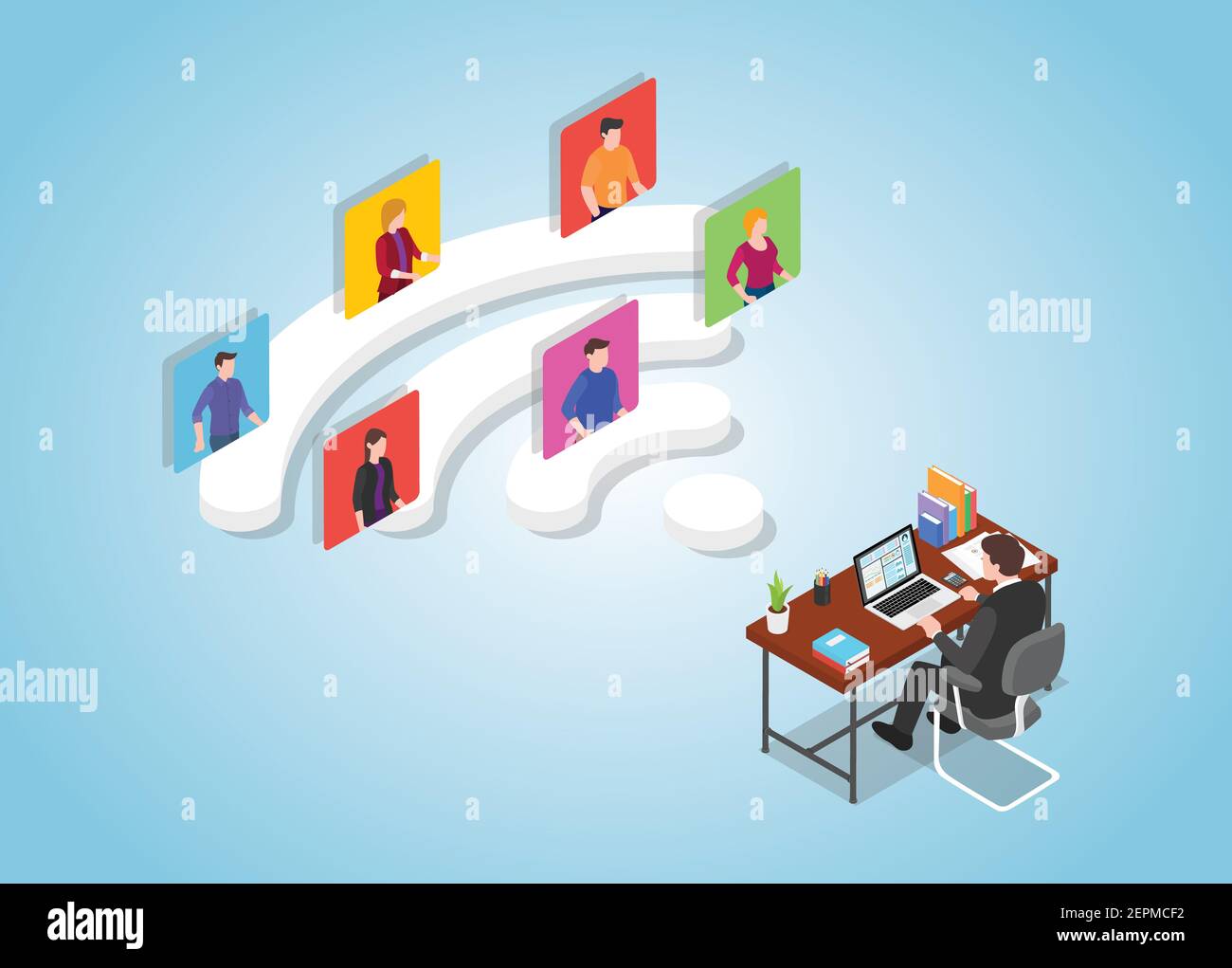 Telecommuting workforce hi-res stock photography and images - Alamy