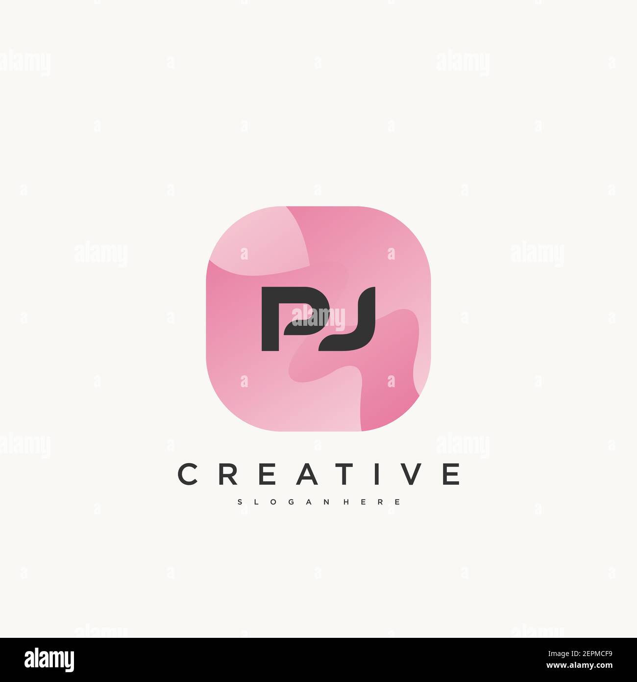 Letter pj vector vectors hi-res stock photography and images - Alamy