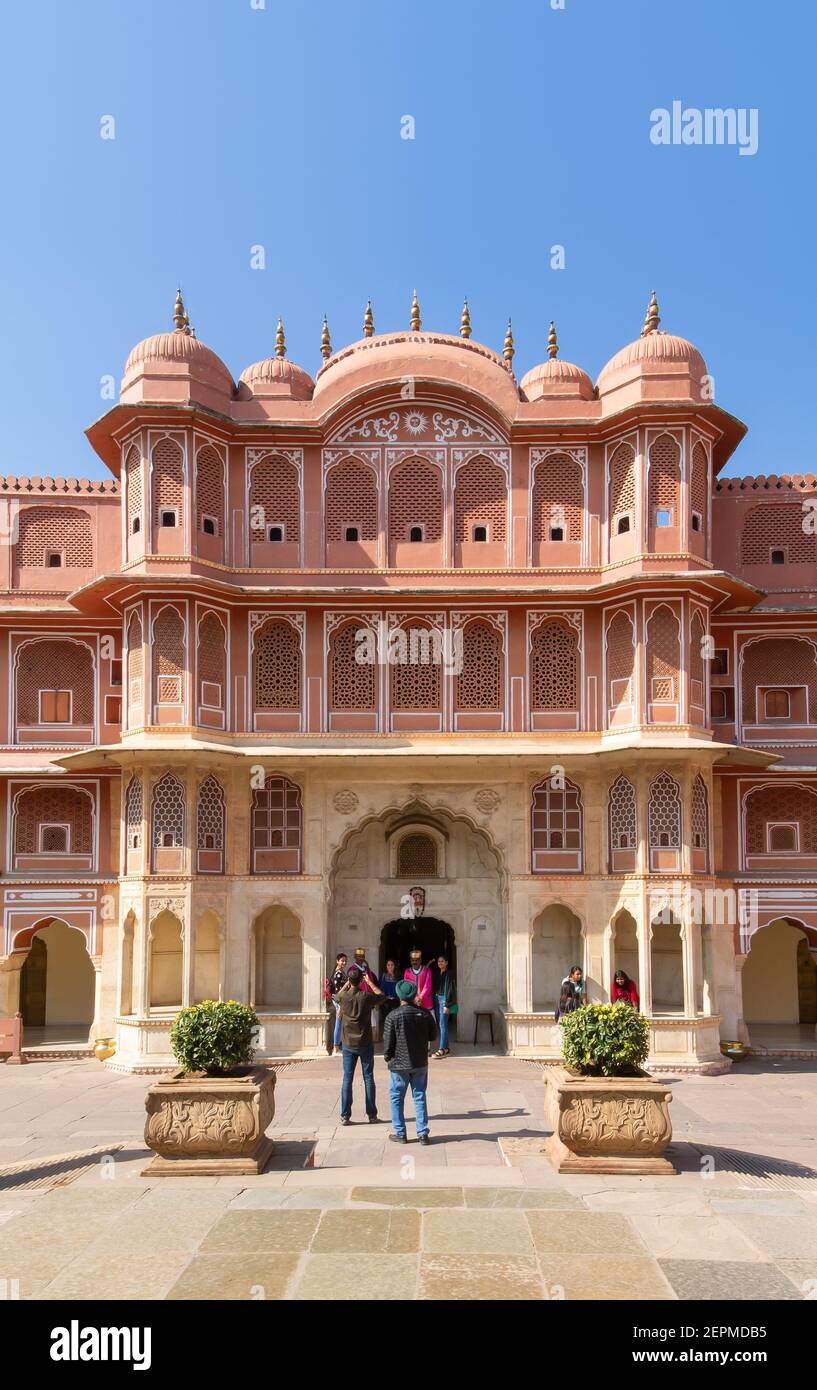 Vertical View Of A Decorative Gate Clicked From Sarvato Bhadra Inside ...
