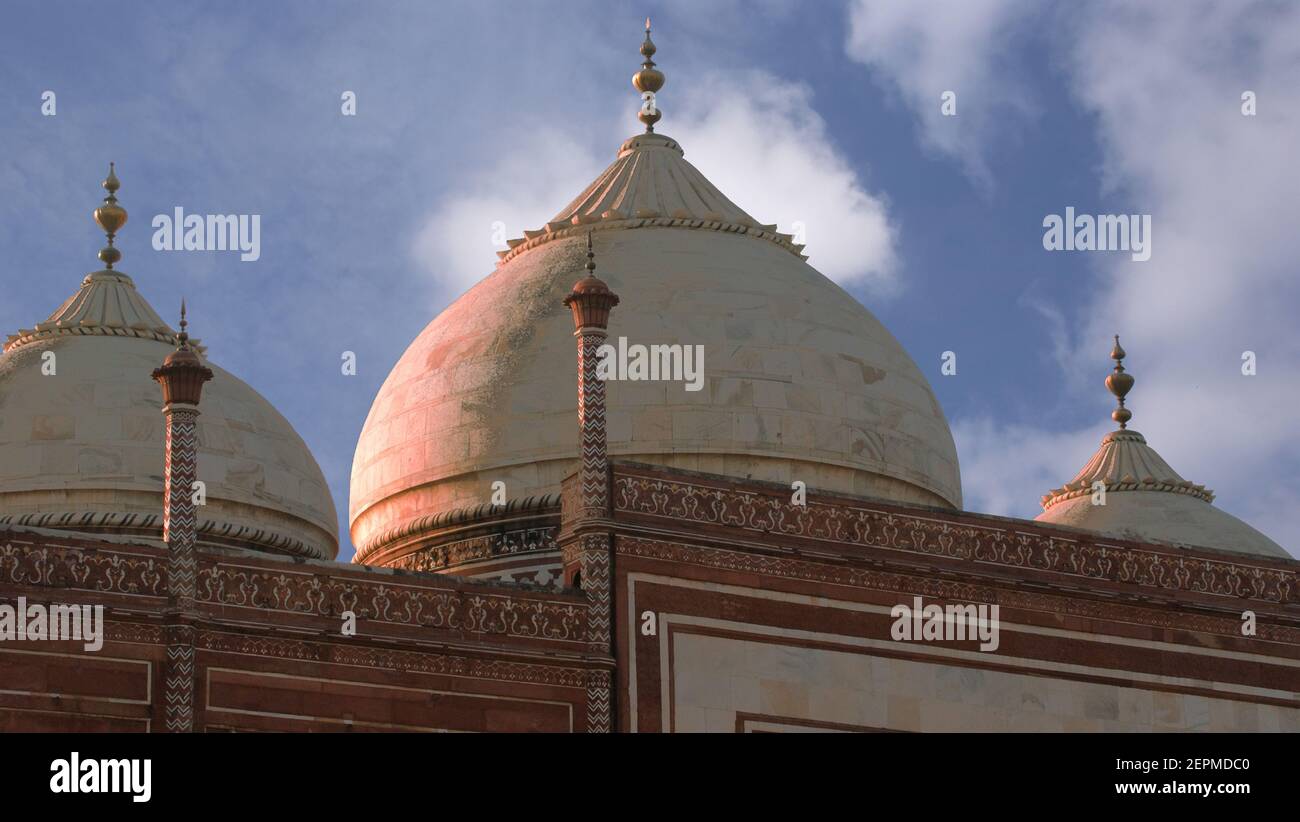 The Taj Mahal is a mausoleum located in Agra, India, built by Mughal ...