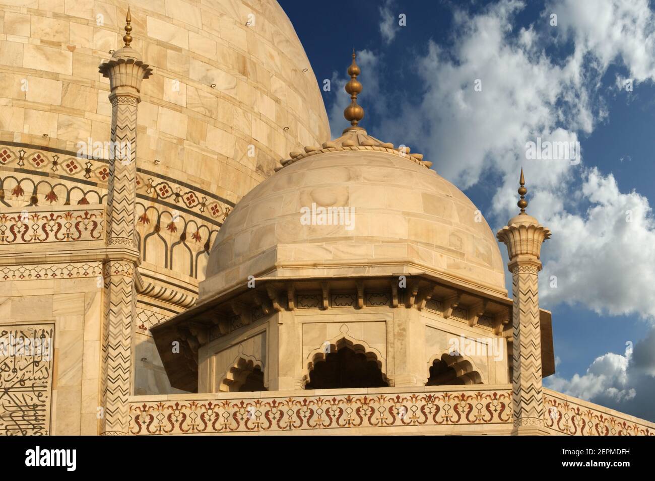 The Taj Mahal is a mausoleum located in Agra, India, built by Mughal ...