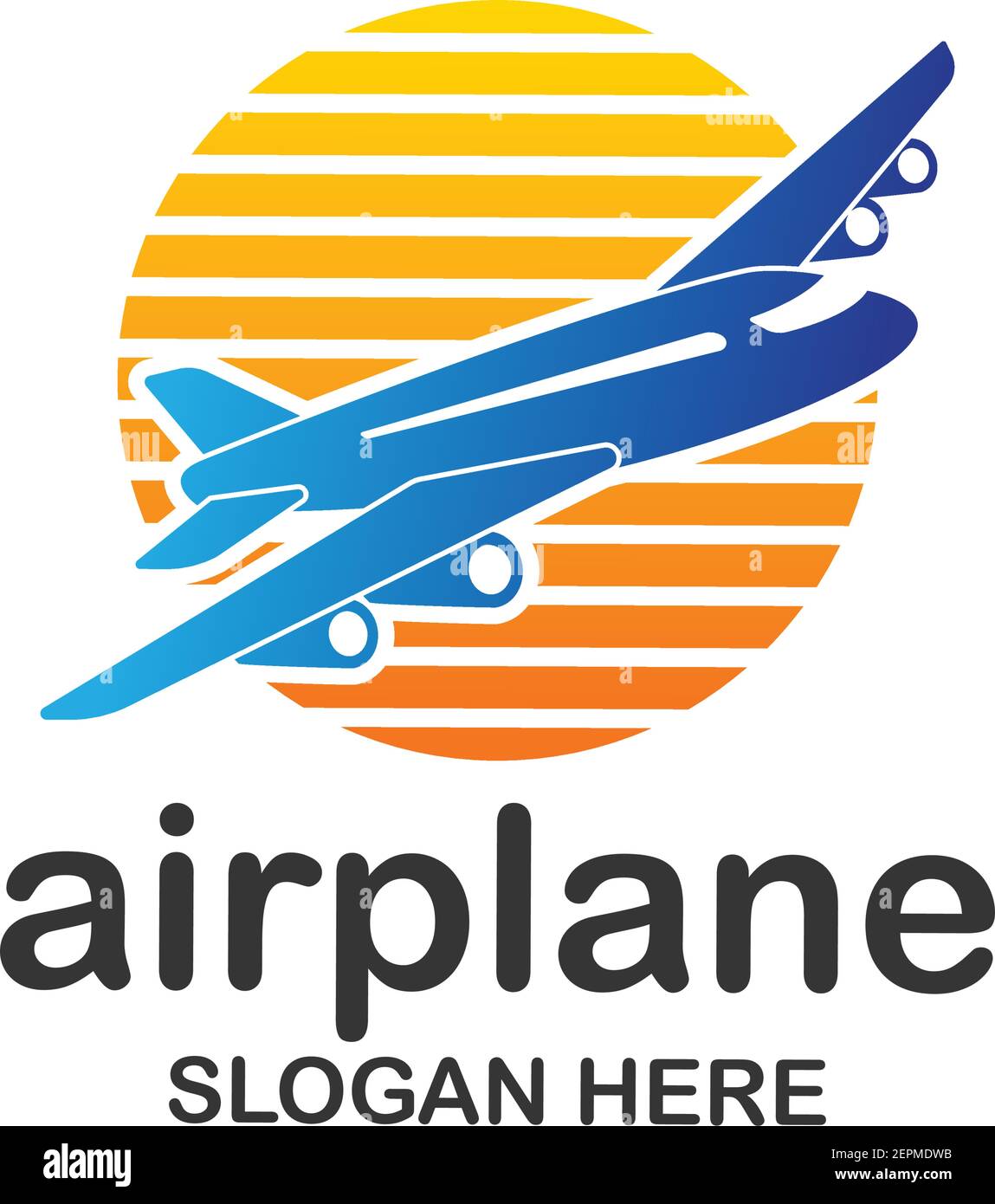 air plane logo, travel world logo with text space for your slogan tag ...
