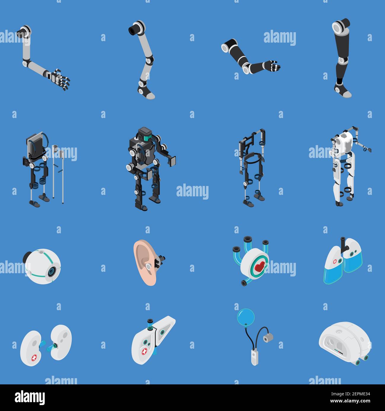 Human body parts icons hi-res stock photography and images - Alamy