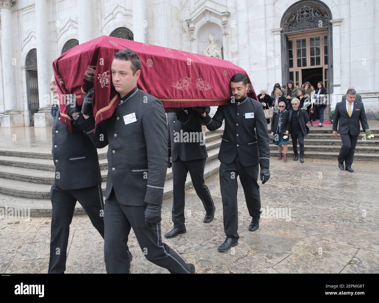 Lisbon-03/01 / 2018- Funeral of the actress Guida Maria was held today ...