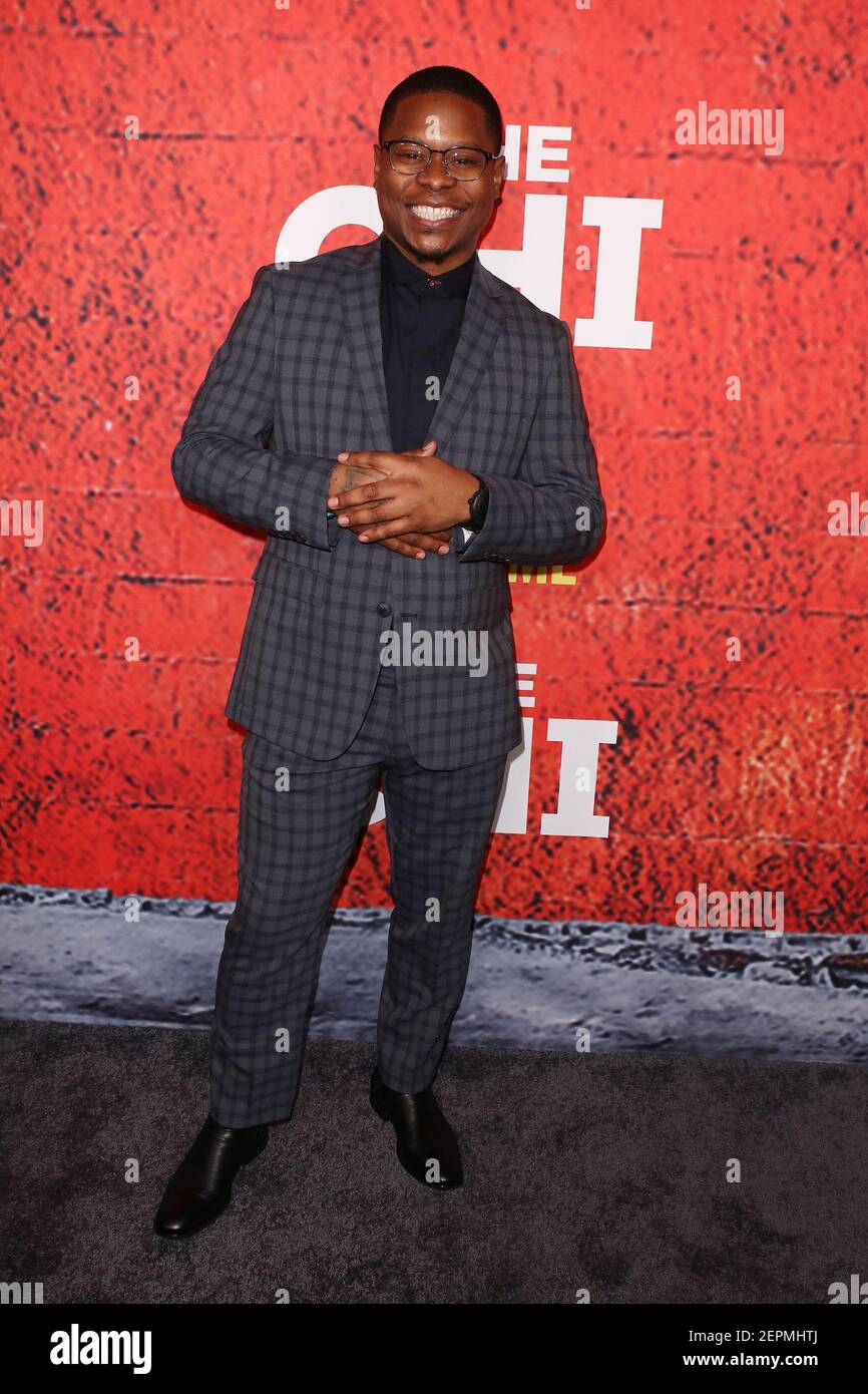 Jason Mitchell at the Los Angeles Premiere Of Showtime's "The Chi" held ...