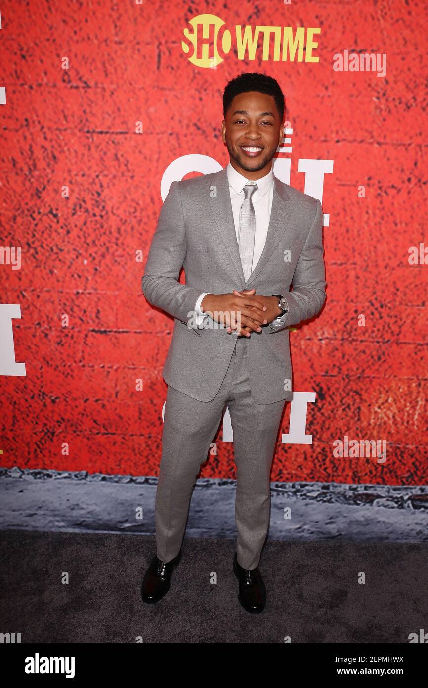 Jacob Latimore at the Los Angeles Premiere Of Showtime's "The Chi" held ...