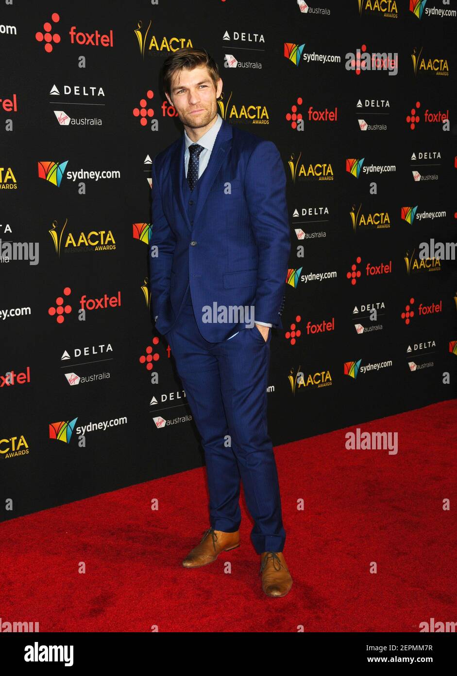 Liam McIntyre arrives to the 7th AACTA International Awards, held at ...