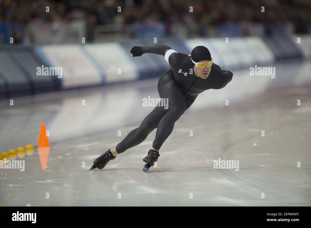Joey Mantia, winner of the 1500 meters, Long Track Speedskating, Pettit ...