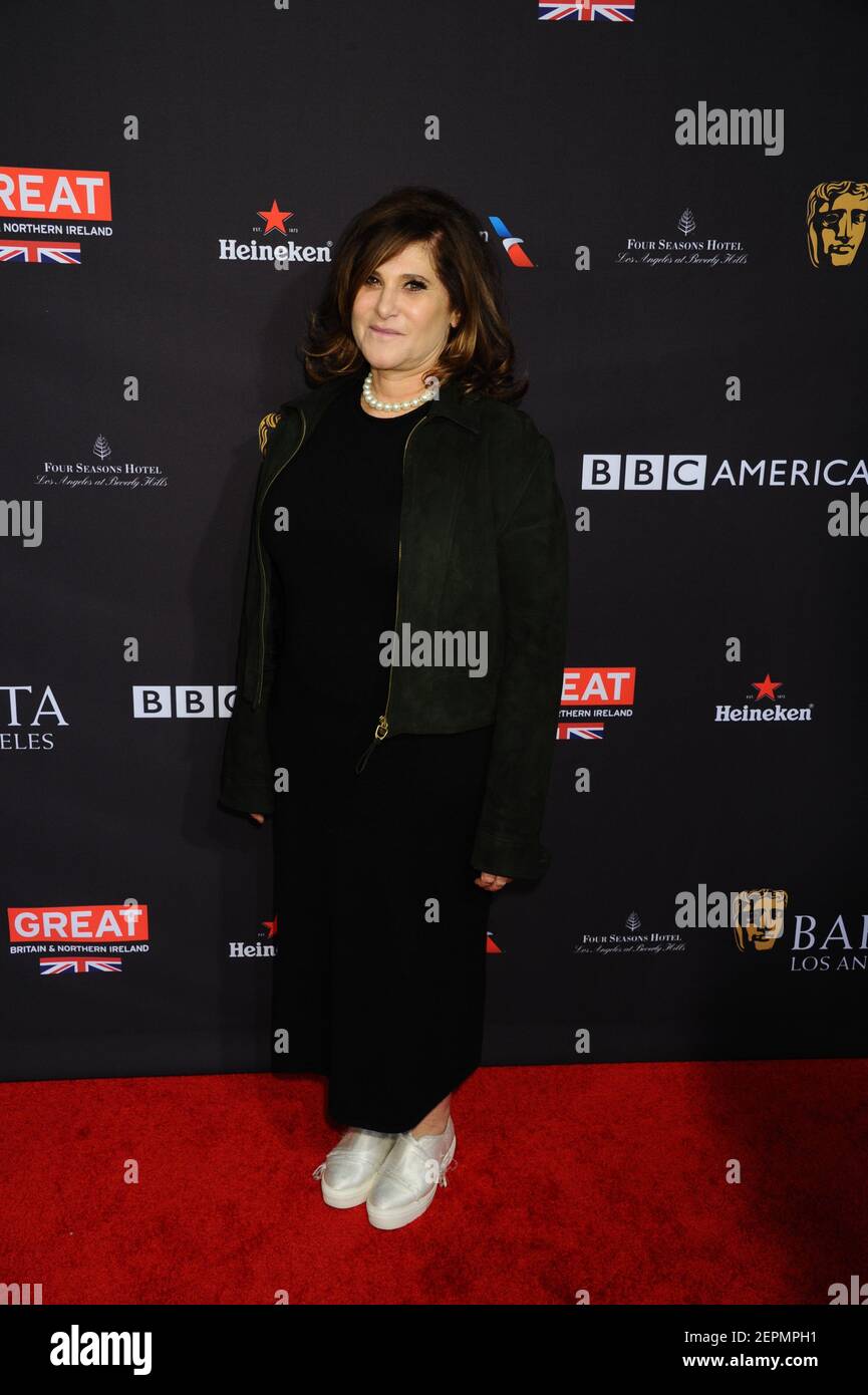 Amy Pascal arrives to the 2018 BAFTA TEA Party, held at the Four ...