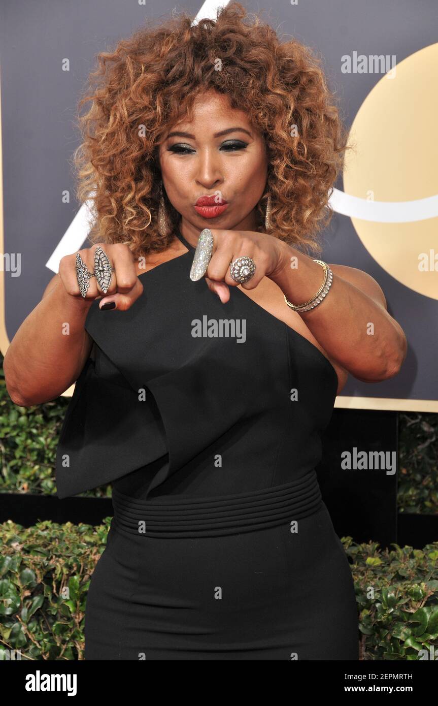 Tanika Ray at the 75th Golden Globe Awards held at the Beverly Hilton ...