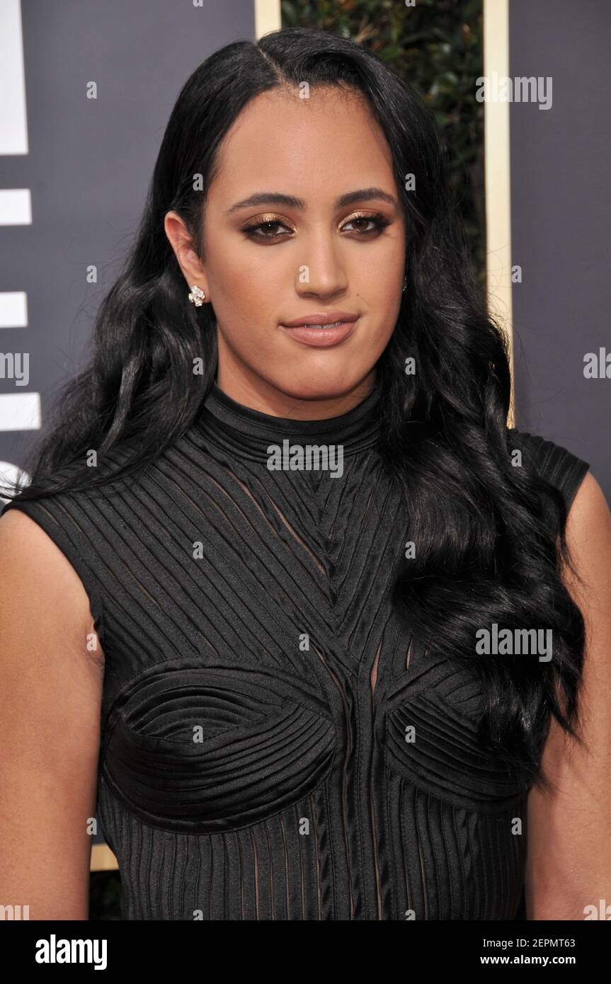 Simone Alexandra Johnson at the 75th Golden Globe Awards held at the ...