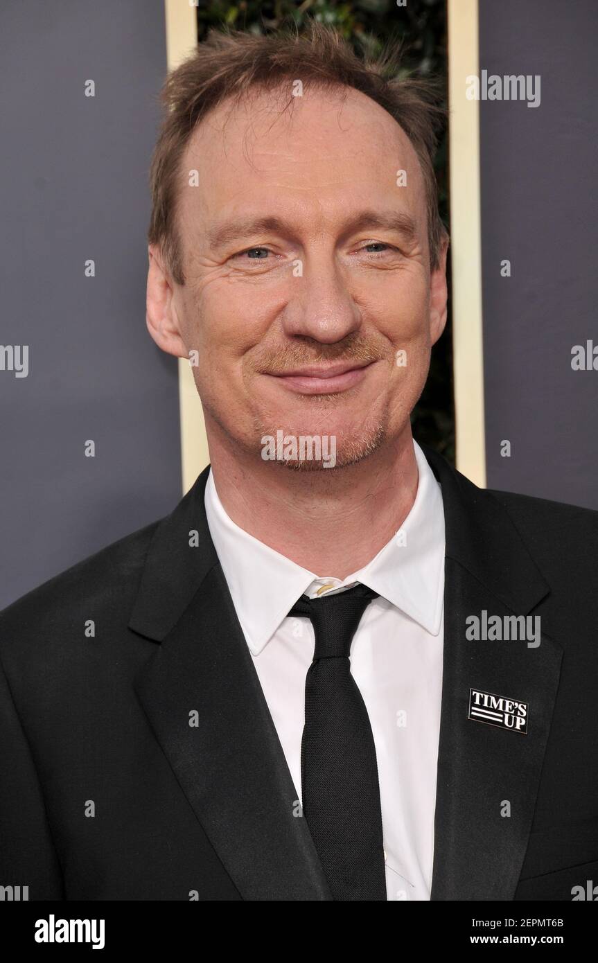 David Thewlis at the 75th Golden Globe Awards held at the Beverly ...