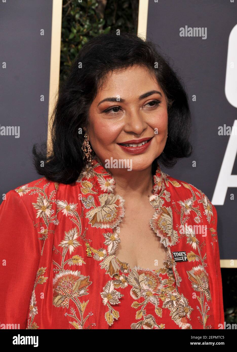 Zenobia Shroff at the 75th Golden Globe Awards held at the Beverly ...