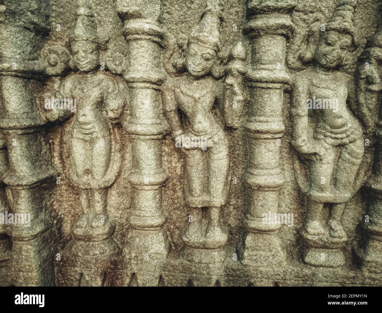 Beautiful interior of the Temple of Bamuni hill of Tezpur, India ...