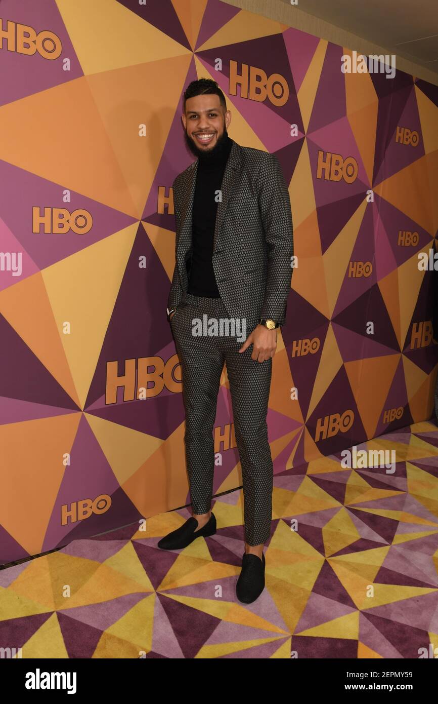 Sarunas J. Jackson arrives to the 2018 HBO Golden Globes Party, held at ...