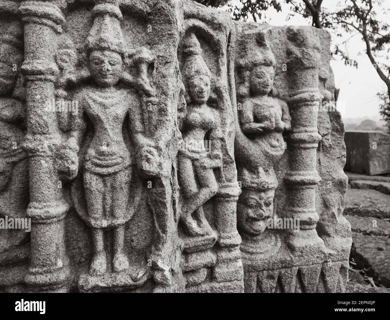Beautiful interior of the Temple of Bamuni hill of Tezpur, India ...