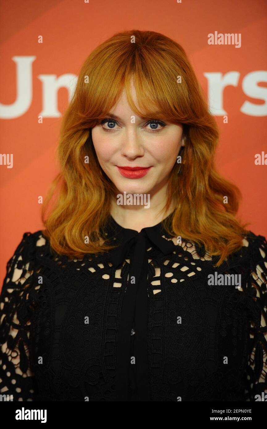 Christina Hendricks arrives to the 2018 NBC Universal Winter TCA, Held ...