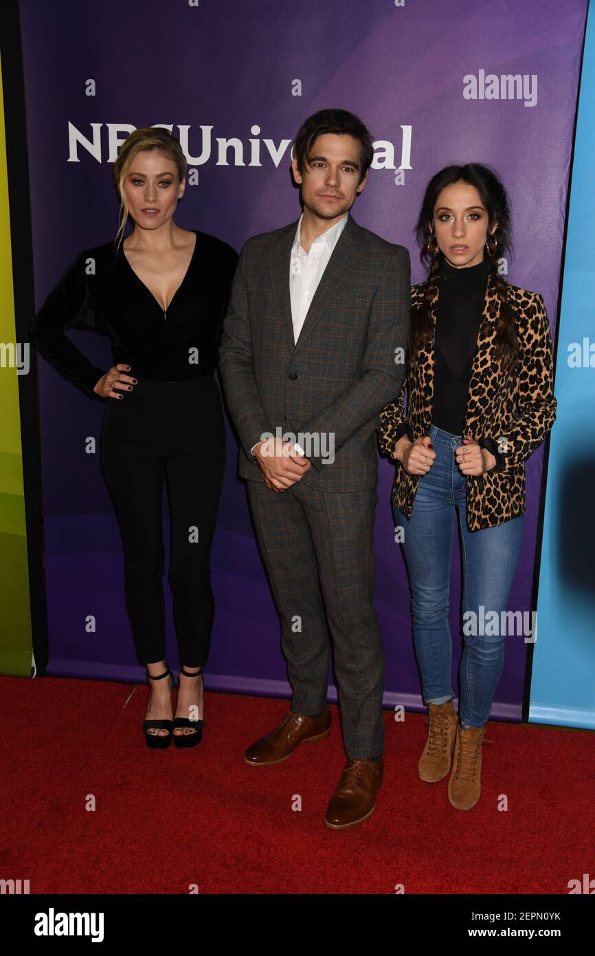 Olivia Tyler Dudley, Jason Ralph, Stella Maeve arrives to the 2018 NBC ...
