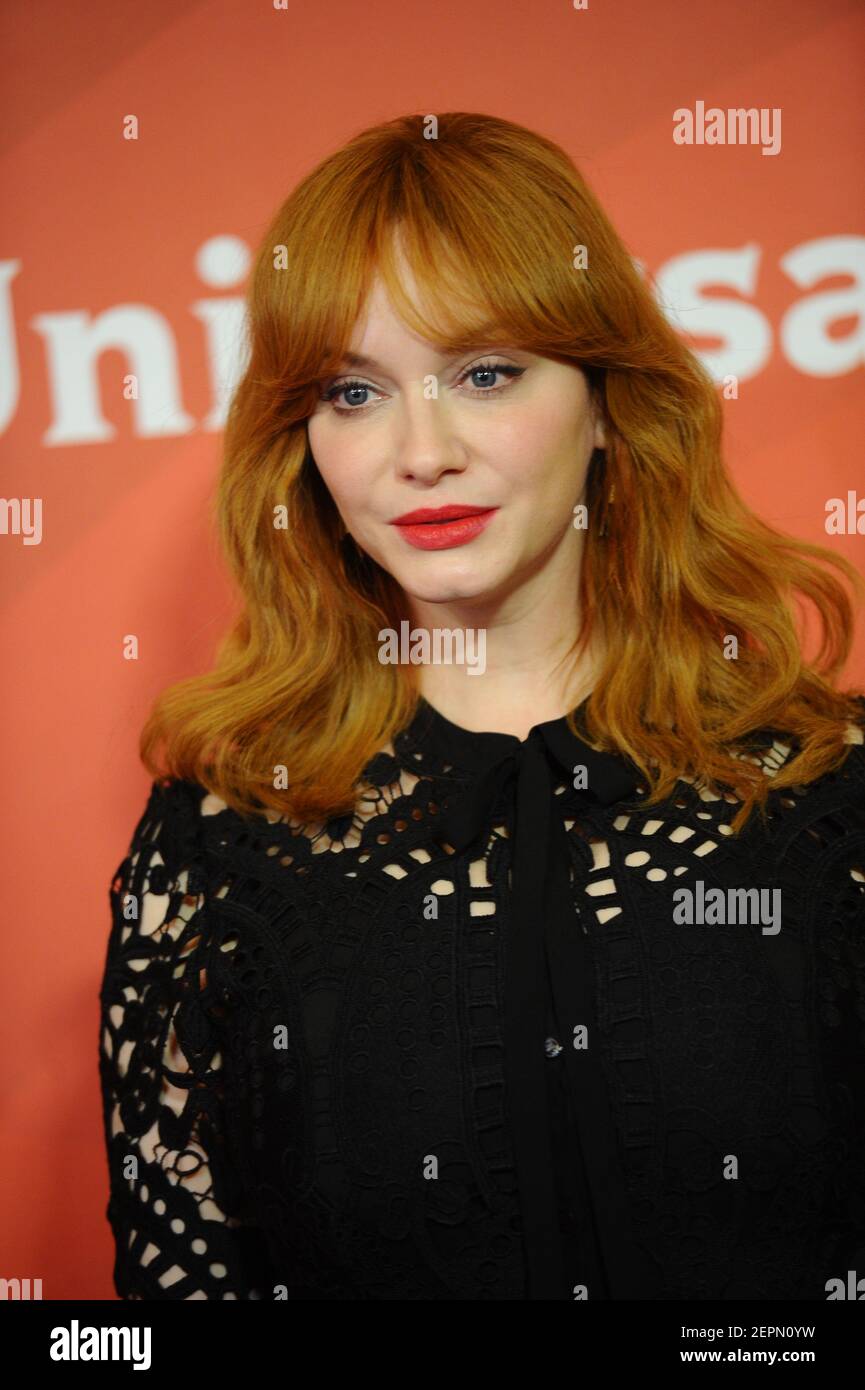 Christina Hendricks arrives to the 2018 NBC Universal Winter TCA, Held ...