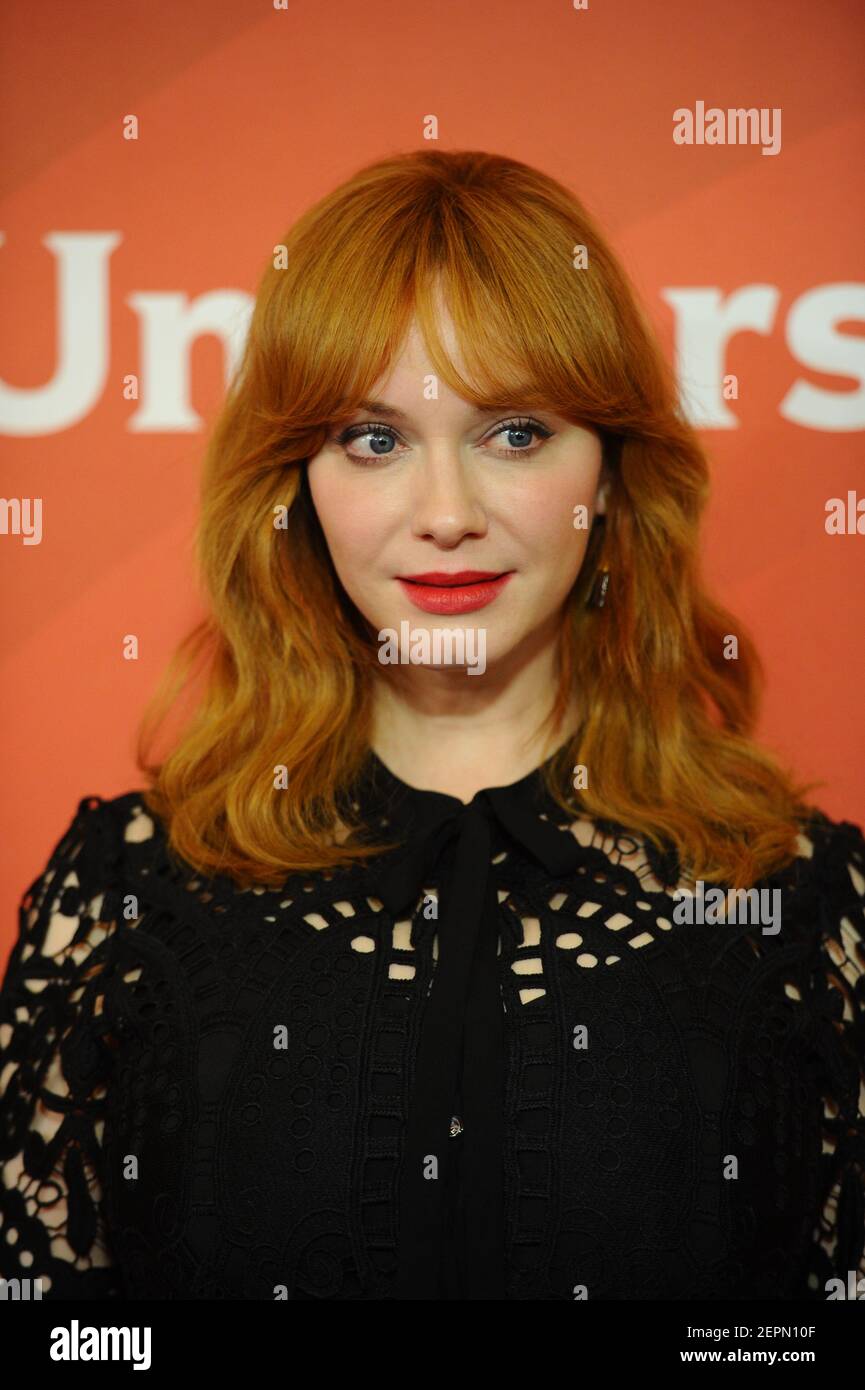 Christina Hendricks arrives to the 2018 NBC Universal Winter TCA, Held ...