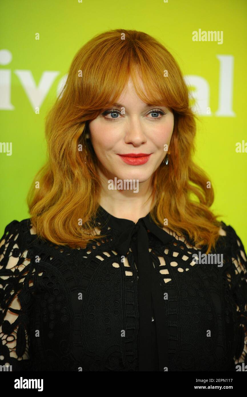 Christina Hendricks arrives to the 2018 NBC Universal Winter TCA, Held ...
