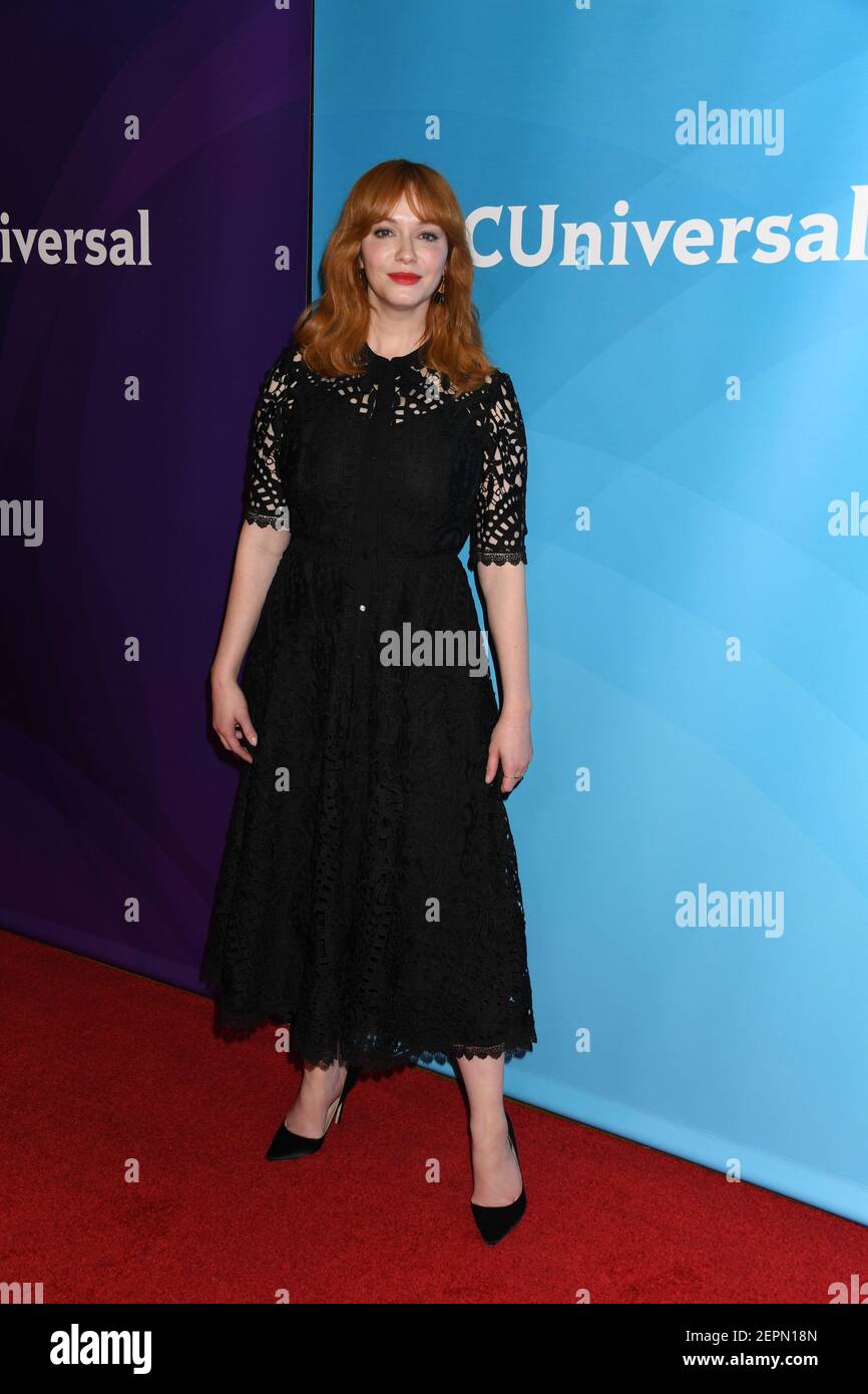 Christina Hendricks arrives to the 2018 NBC Universal Winter TCA, Held ...