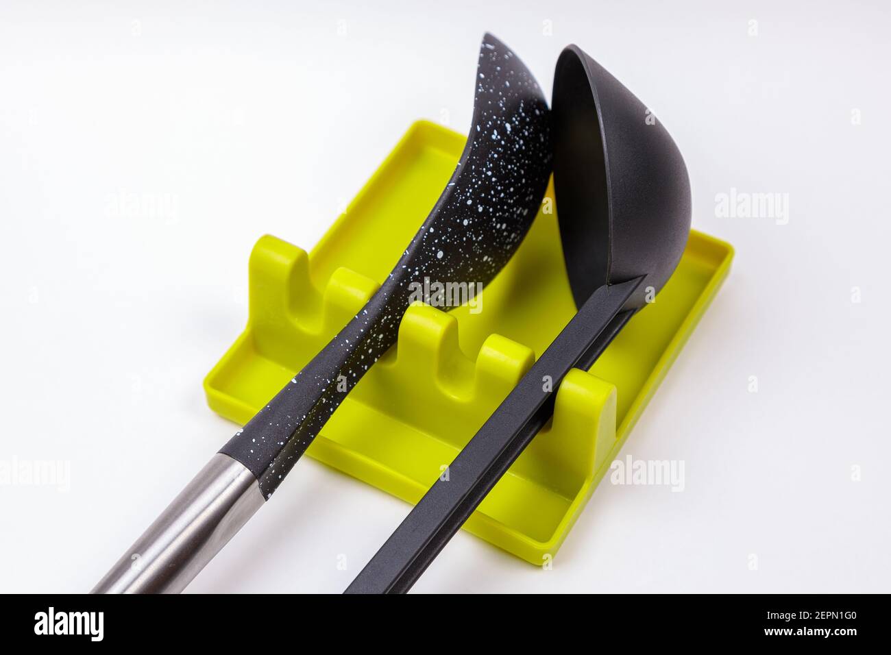 Stand, tray for large spoons, ladles, stirrers. Modern fittings in the ...