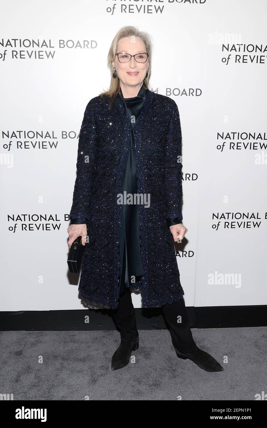 Actress Meryl Streep attends The National Board Of Review Annual Awards ...