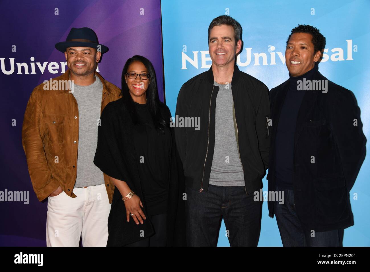 Anthony Hemingway, Lyah Beth LeFlore, Kyle Long, Mark Taylor arrives to ...