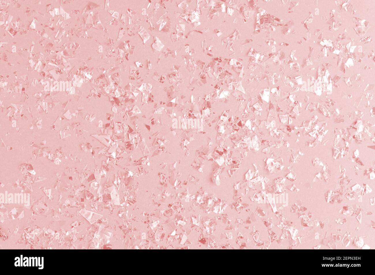 pearl confetti sparkles on pink holiday background. Festive backdrop of ...