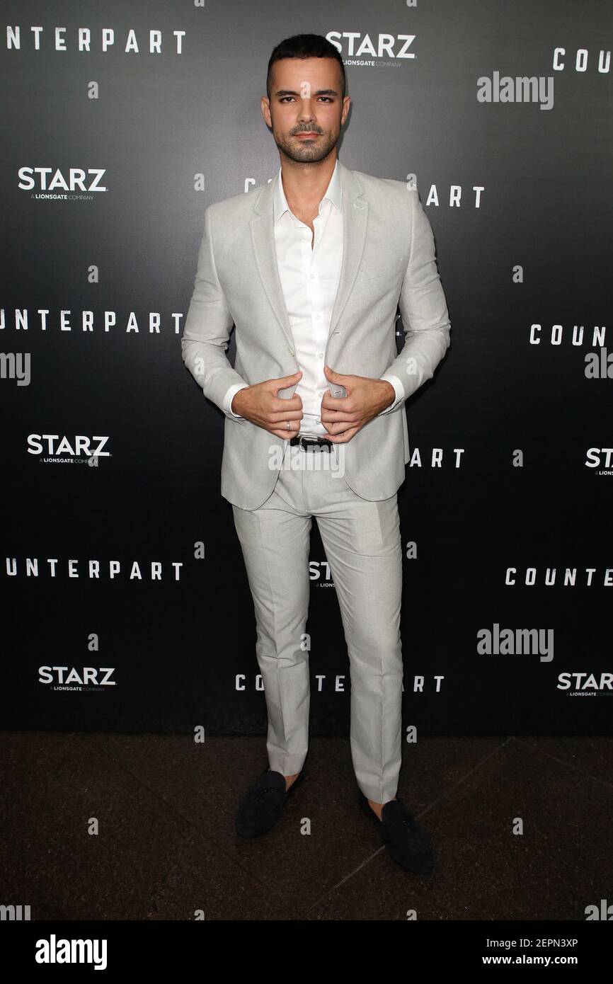 Junes Zahdi at the STARZ Los Angeles Premiere of "Counterpart" held at ...
