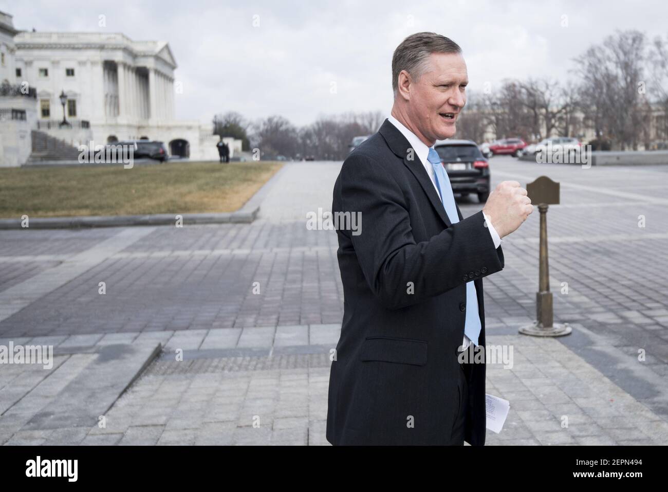 UNITED STATES - JANUARY 11: Rep. Steve Stivers, R-Ohio, leaves the ...