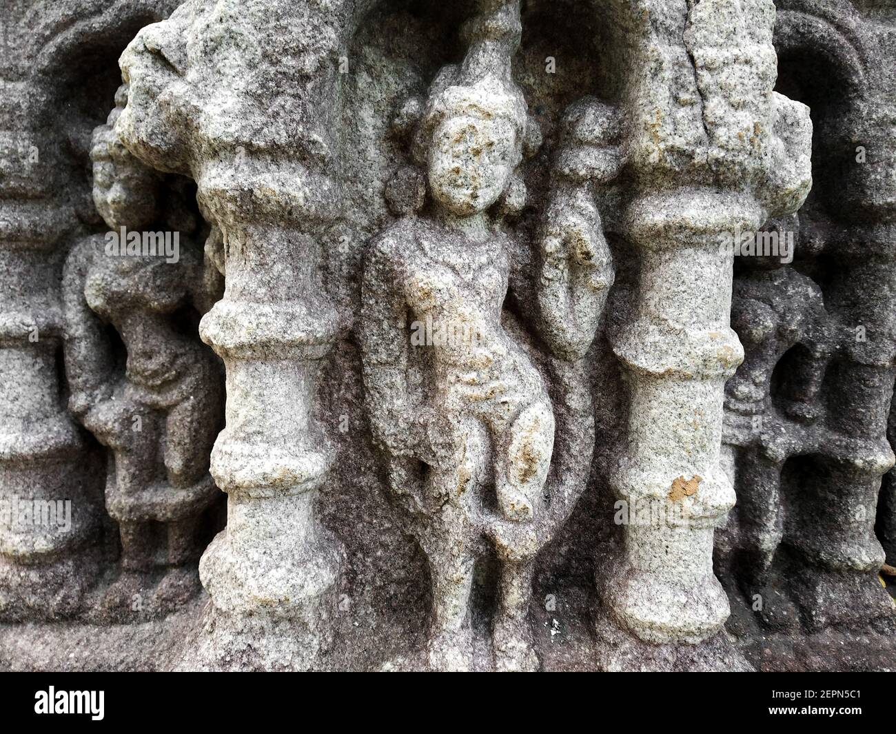 Beautiful interior of the Temple of Bamuni hill of Tezpur, India ...