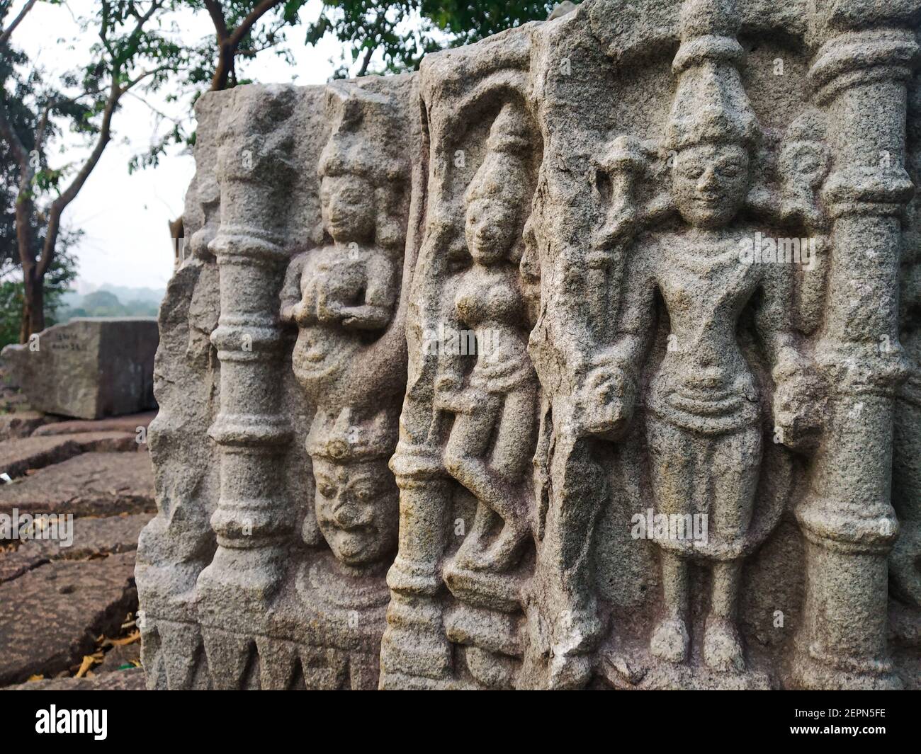 Beautiful interior of the Temple of Bamuni hill of Tezpur, India ...