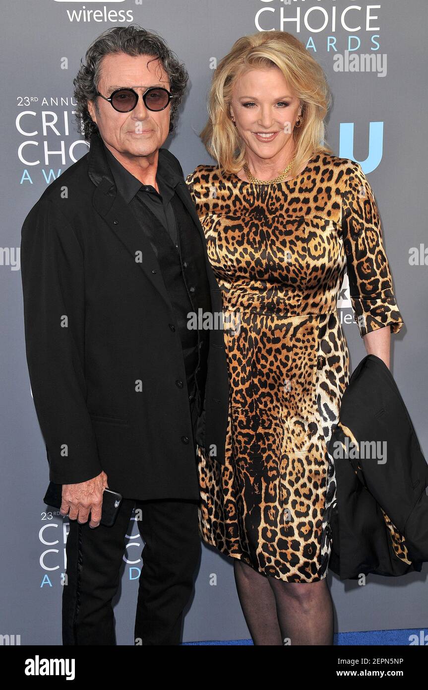 Ian McShane and Gwen Humble at The 23rd Annual Critics' Choice Awards ...
