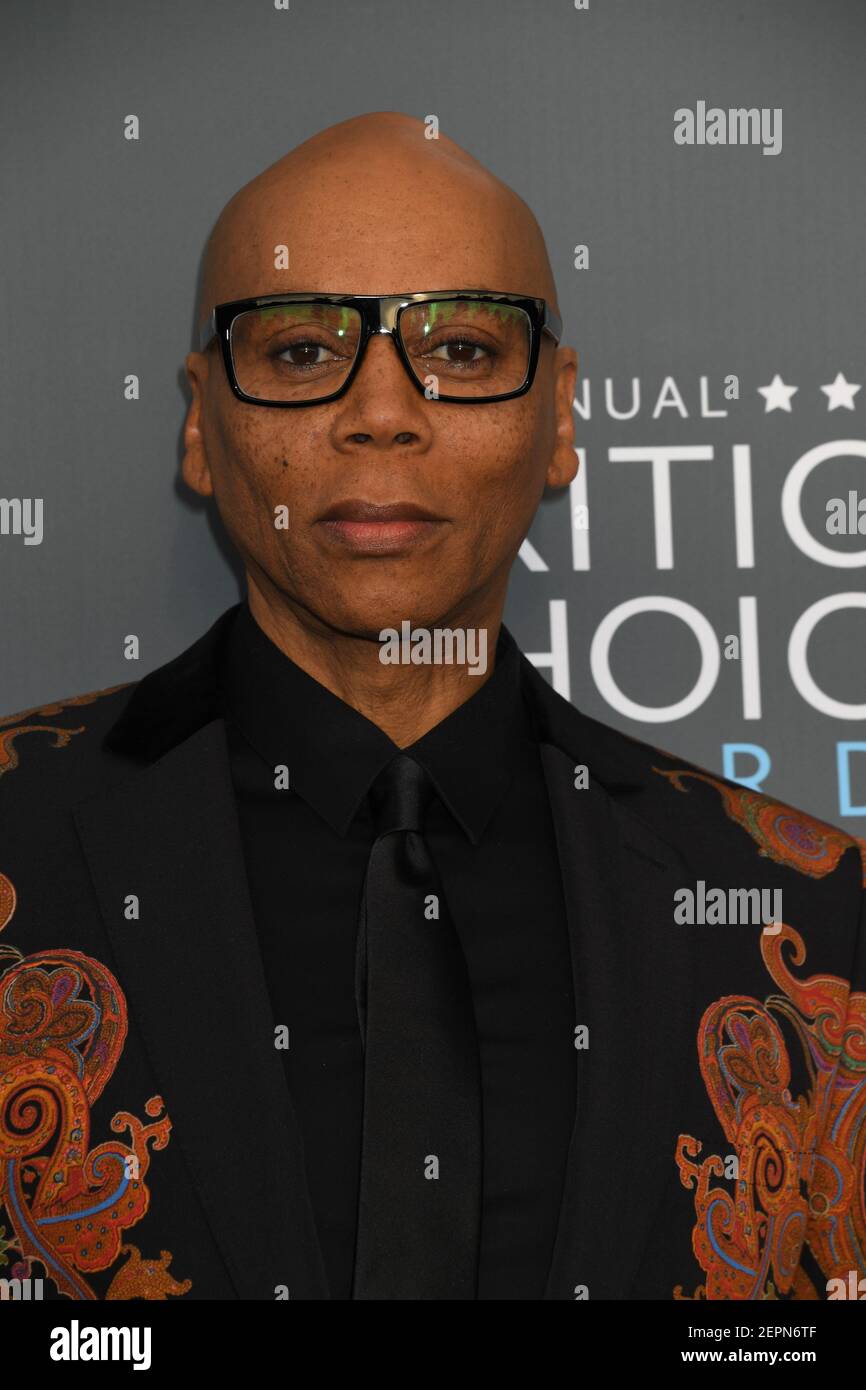 RuPaul arrives to the 23rd Annual Critics Choice Awards, held at the ...