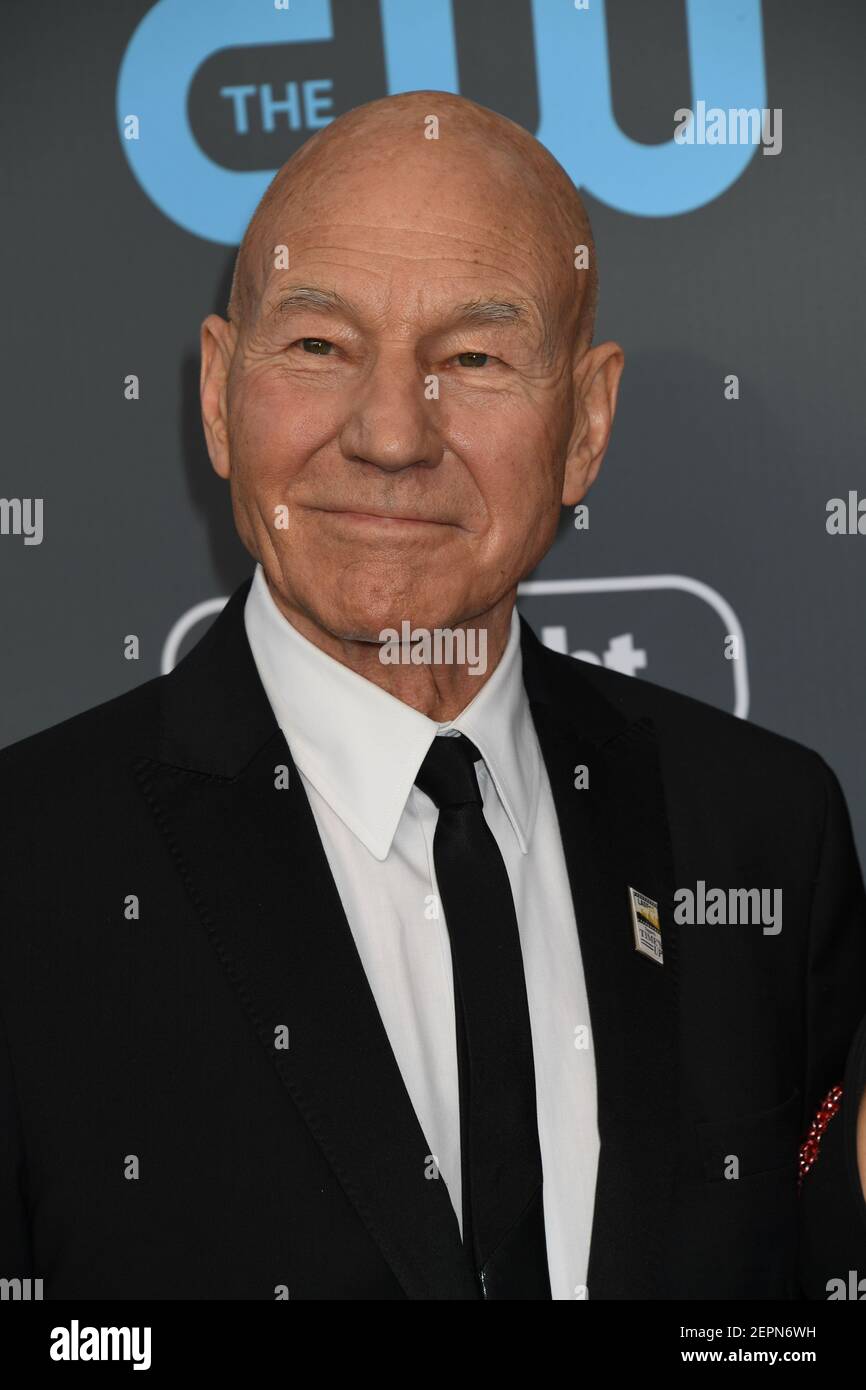 Patrick Stewart arrives to the 23rd Annual Critics Choice Awards, held ...